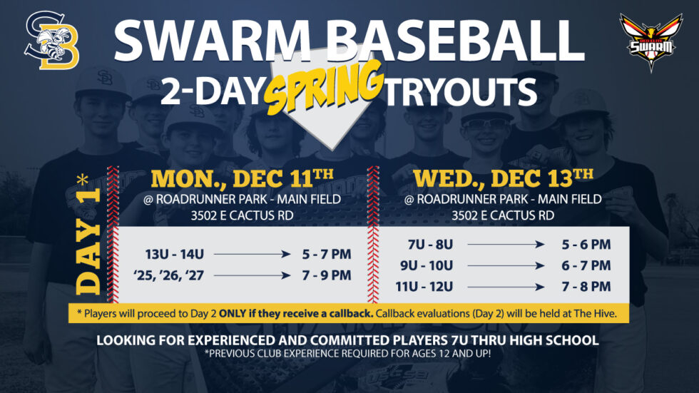 Join The Team - Swarm Baseball